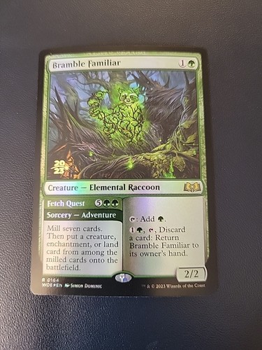 Bramble Familiar | FOIL Prerelease | - Wilds of Eldraine - Magic the ...