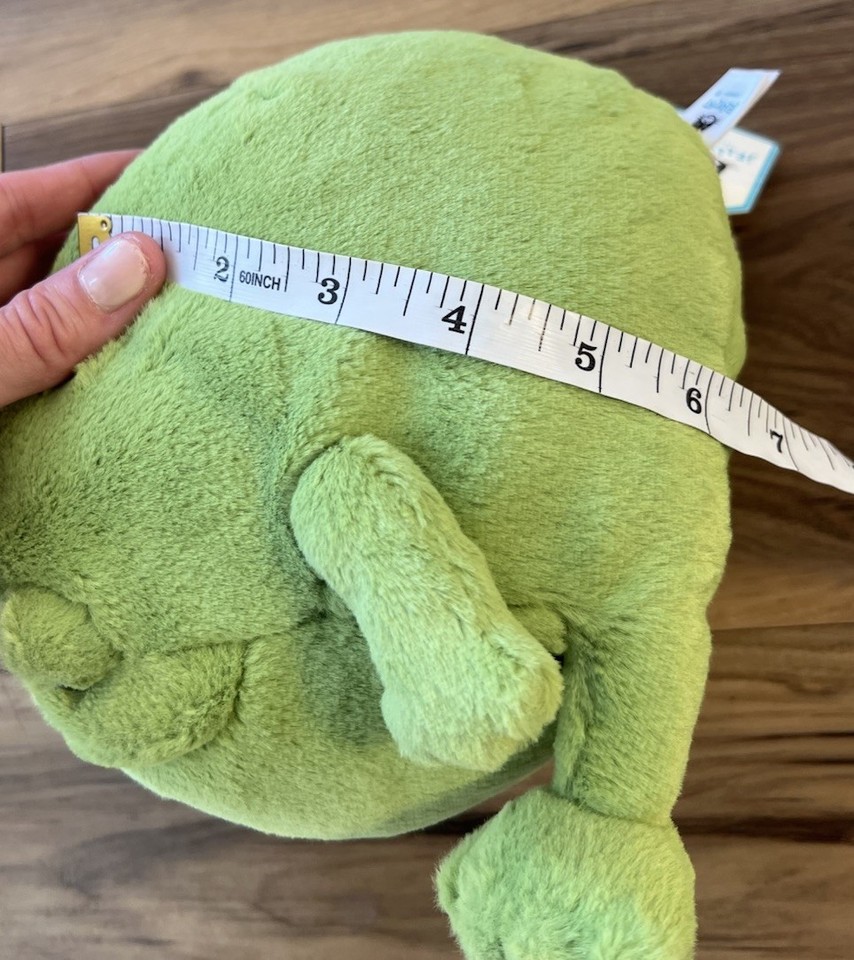 Jellycat Ricky Rain Frog Plush 6" Stuffed Toy Toad Round Fat Tags ...