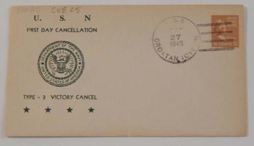 USS Croatan (CVE 25) Navy Day October 27 1945 | eBay