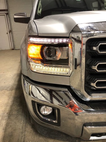 2014 - 2015 GMC Sierra Genuine Factory RH Xenon HID Headlight OEM ...