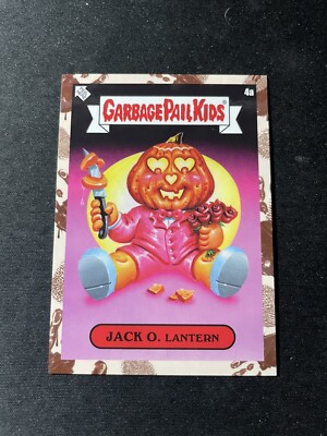 2024 Topps Garbage Pail Kids Putrid Poetry Chocolate Parallel 4a Jack O ...