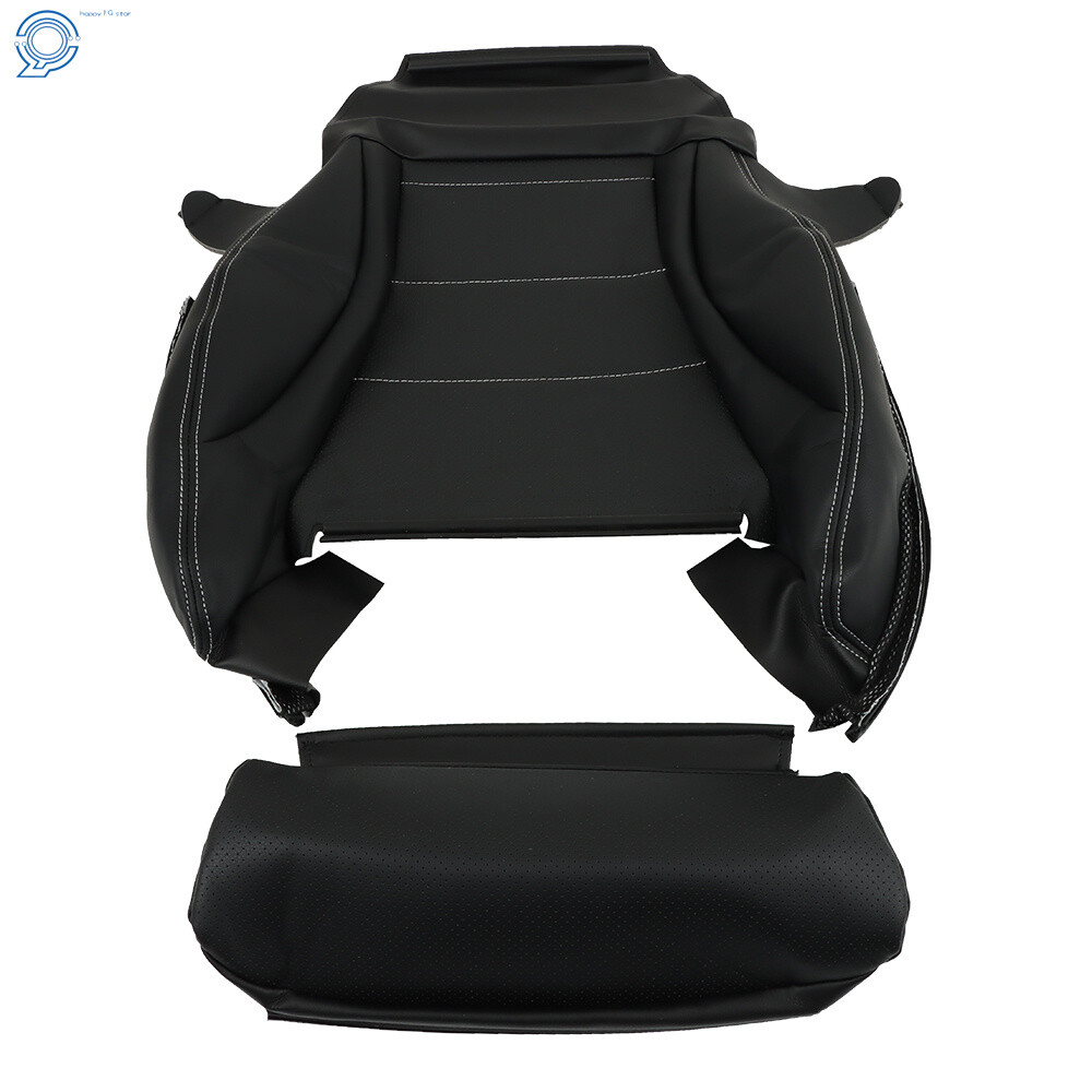 For 2015-2021 Mercedes Benz C300 Front Driver Bottom Seat Cover Black ...