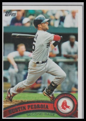 2011 Dustin Pedroia Topps Baseball #480 Boston Red Sox | eBay