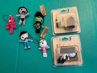 Lot Of 7 Watchover Voodoo Dolls 3” 2 New In Box | eBay