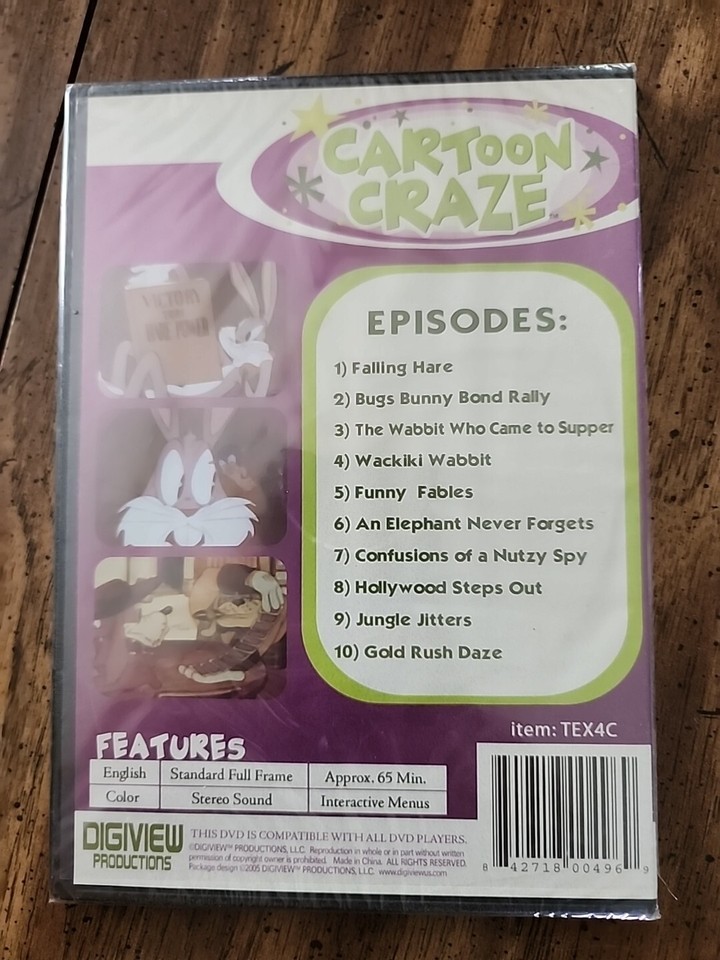 Bugs Bunny & Friends: Wackiki Wabbit (DVD, 2005) Slim Case - Digiview ...