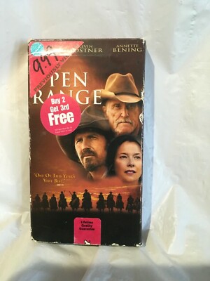 Open Range (VHS, 2004) Robert Duvall, Kevin Costner 786936226485| eBay