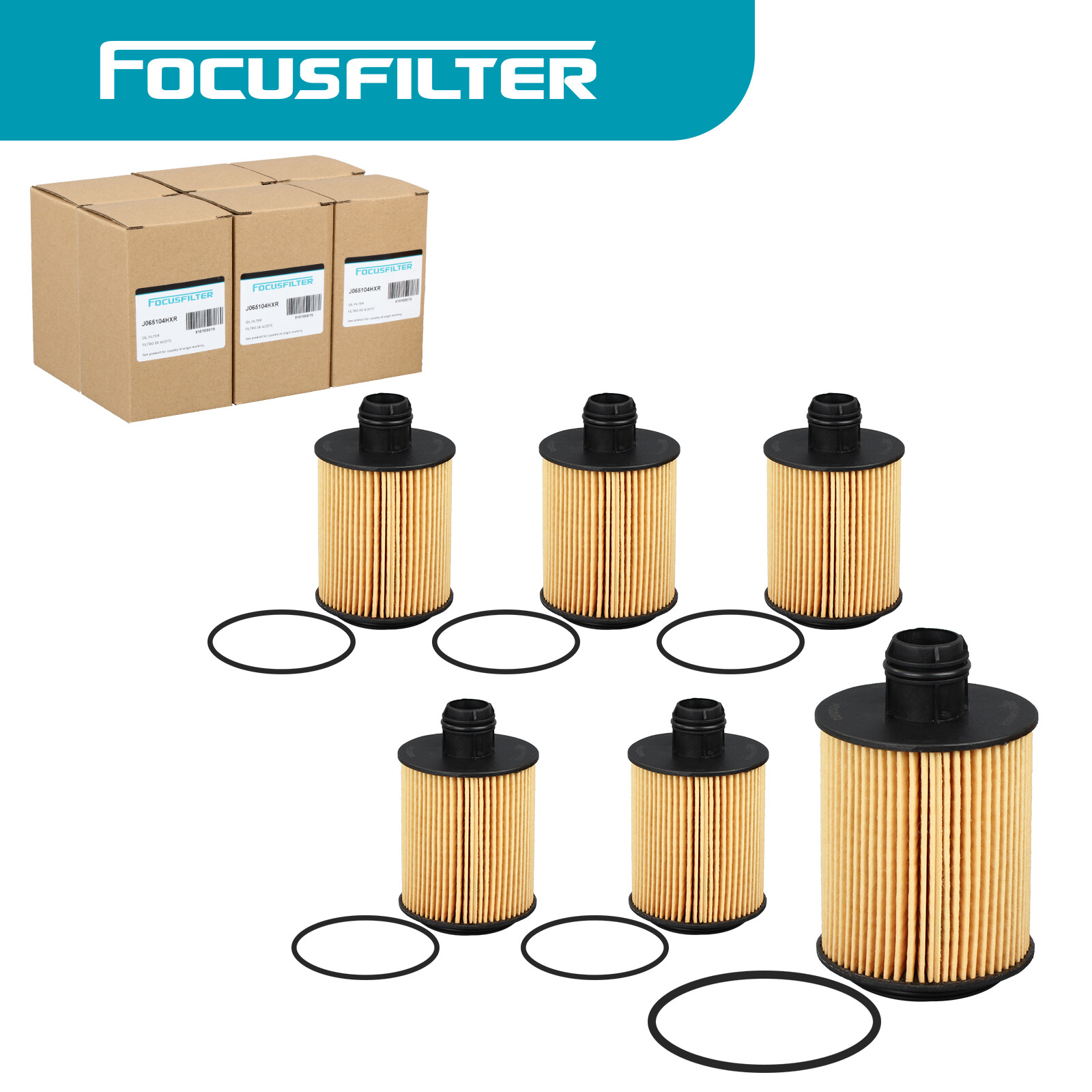6PCS Oil Filter 95517794 For Vauxhall Astra Corsa Meriva 1.3 Insignia ...