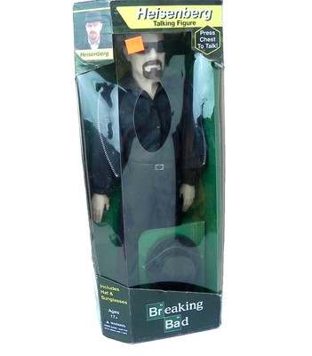 Breaking Bad Heisenberg DEALER 17" Talking Action Figure NEW Worn Box ...