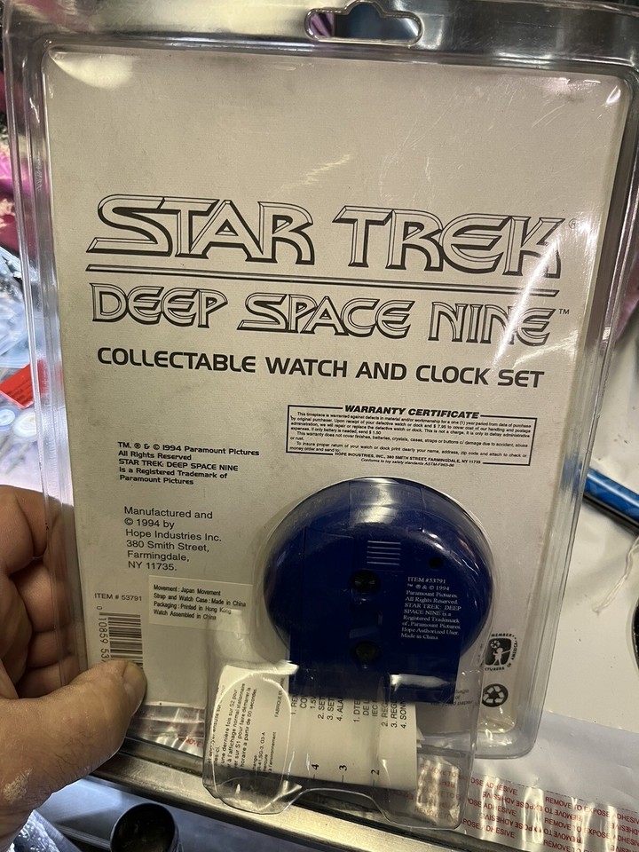 Star Trek Deep Space Nine DS9 Clock And Watch Set In Pkg L@@K! | eBay