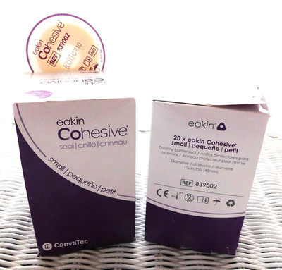 ConvaTec Eakin Cohesive Seals 839002 sm. 1 -7/8" 2 Boxes 20ct each plus ...