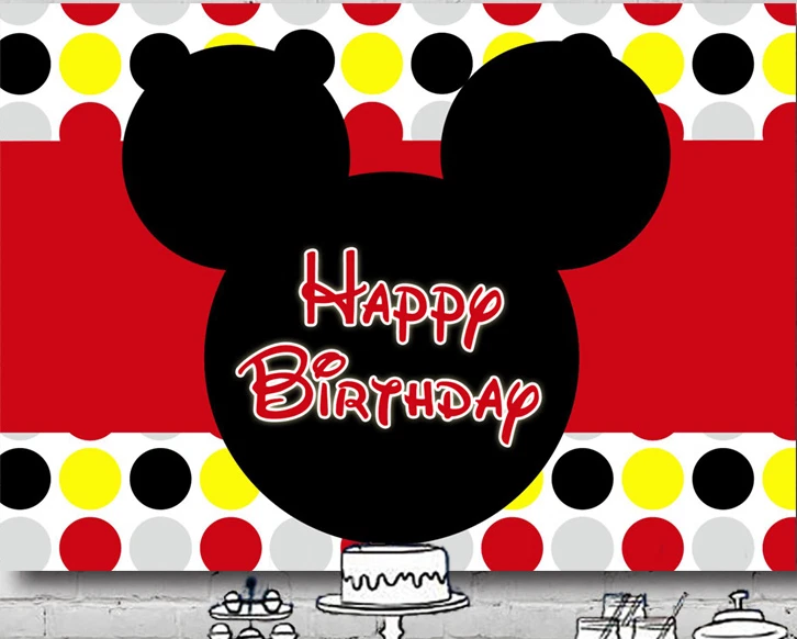 Mickey Mouse Ears Border