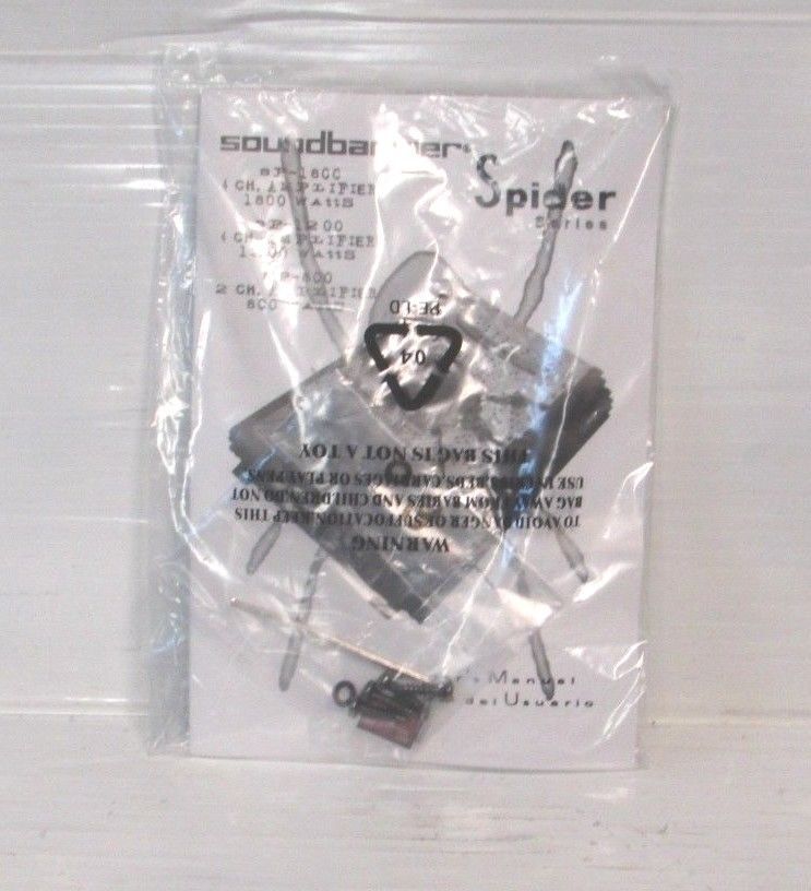 Sound Barrier Spider Series Amplifier SP 1200 Watts for sale online | eBay