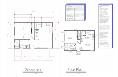 Comprehensive Building Plans for 28’6” x 19’4” Tiny Home – 550sqft ...