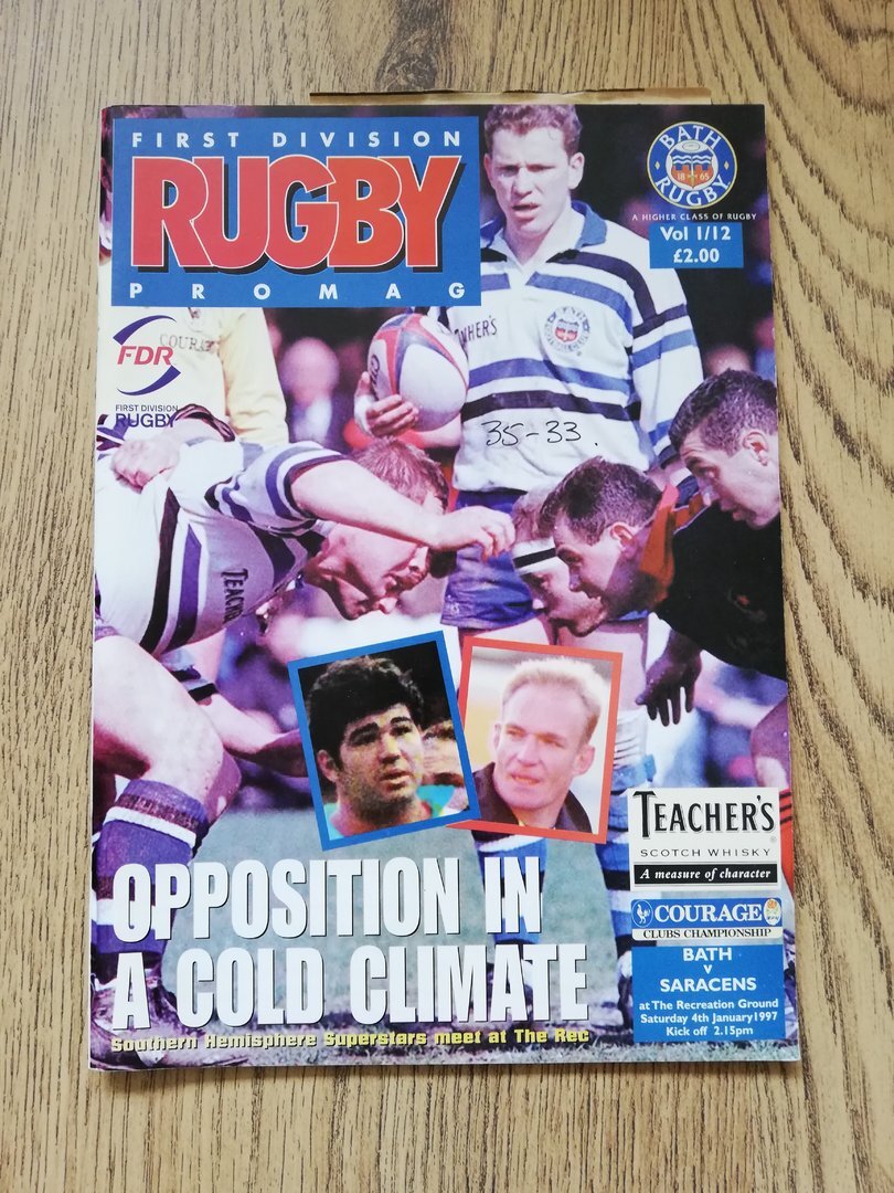 Bath Rugby Programmes 1996 - 2009 | eBay