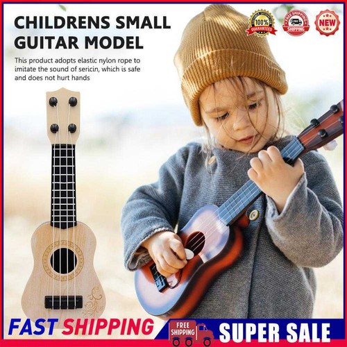4 String Mini Guitar Musical Instruments Childrens Education Toy (A ...