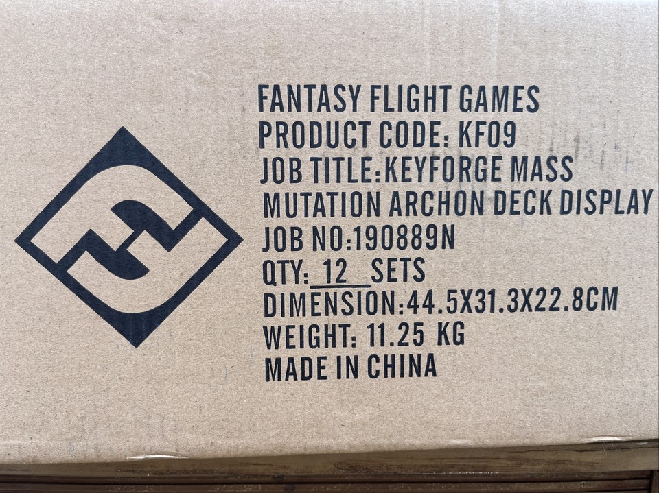 FANTASY FLIGHT GAMES KEY FORGE: Mass Mutation Archon DECKS French ~ 200 ...