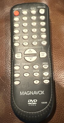 MAGNAVOX NB098 REMOTE CONTROL for DP170MGXF MDV330 MDV3000 MDV3000F ...