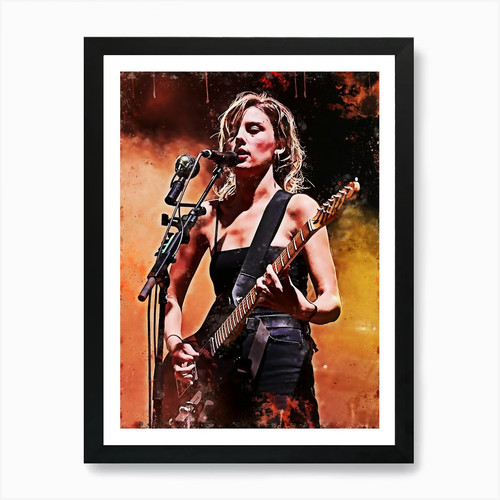 Ellie Rowsell 8 Art Print Framed Wa Framed Wall Art Poster Canvas Print ...