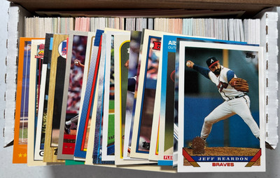 Atlanta Braves 400-Card Lot All Tiffanies, Glossies, Foils, etc. No ...