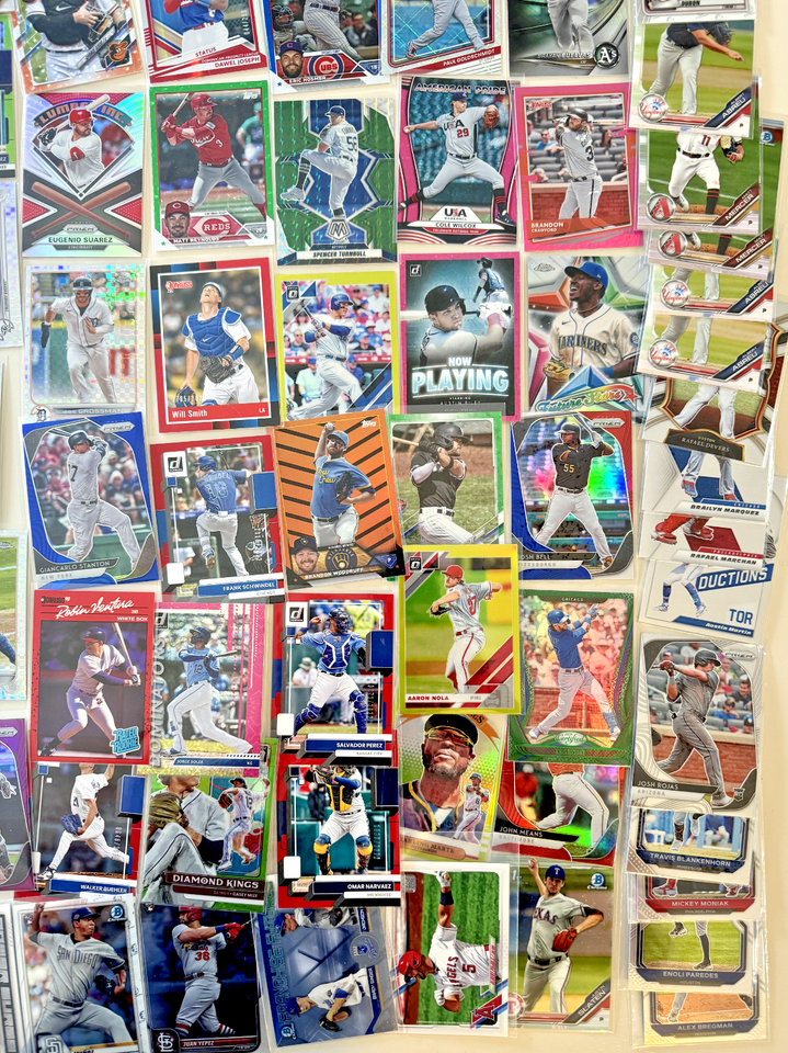 HUGE LOT of Baseball Auto relic SP, SSP Topps Bowman PSA graded 100 ...