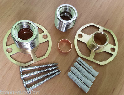 Exposed Thermostatic Shower Bar Valve Easy Fit Shower Fixing Kit Pair ...