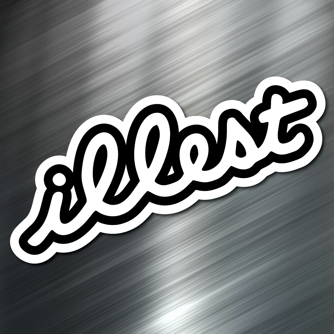 (1) Illest car Sticker Auto Race Drift JDM Decal Boost Tuner Euro VW ...