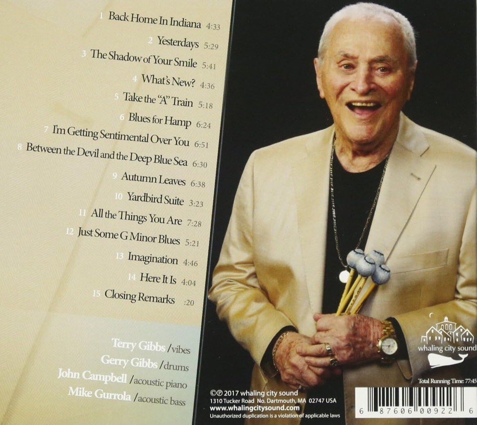 Terry Gibbs 92 Years Young: Jammin' at the Gibbs House (CD) (UK IMPORT ...
