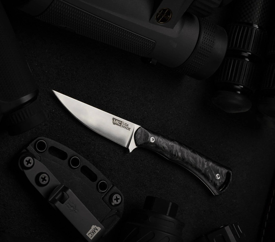MKC Mini Speedgoat Ultra 🔥New🔥Burled Carbon Fiber, Montana Knife ...
