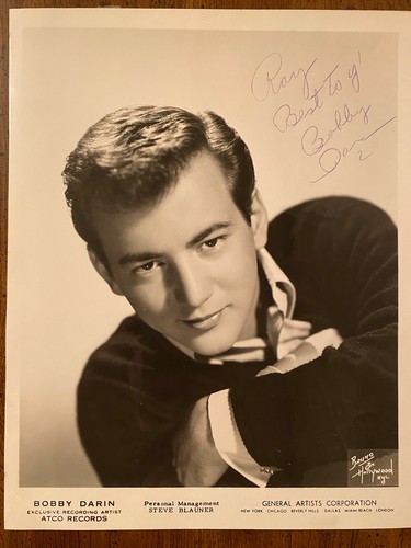 Bobby Darin Signed Autographed Photo With COA Singer Actor Mack The ...