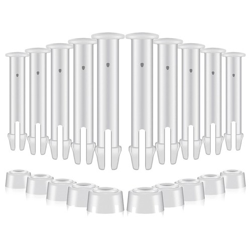 12 Pcs Plastic Pool Joint Pins & Rubber Seals for Above Ground Round ...