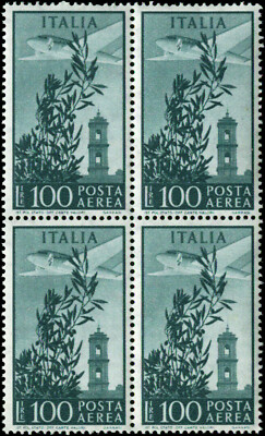 Italy Scott #C132 Block of 4 Mint Never Hinged | eBay