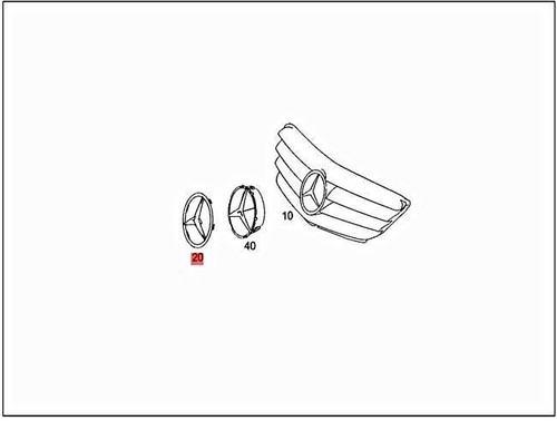 Genuine MERCEDES W169 W245 A-CLASS W169 Mercedes star 1698880009 | eBay