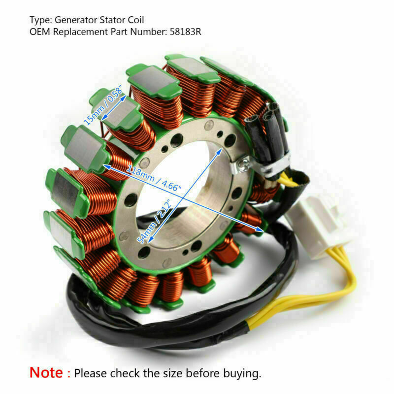 Magneto Stator Coil Fits Gilera GP800 58183R Aprilia SRV850 Mana 850 GT ...