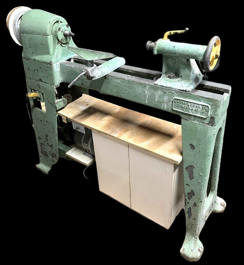 Vintage 4 Speed Wood Lathe Delta/Rockwell Heavy Duty Variable Speed