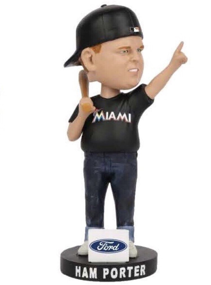 Ham Porter ~ 2018 Miami Marlins The Sandlot Movie Bobblehead SGA | eBay