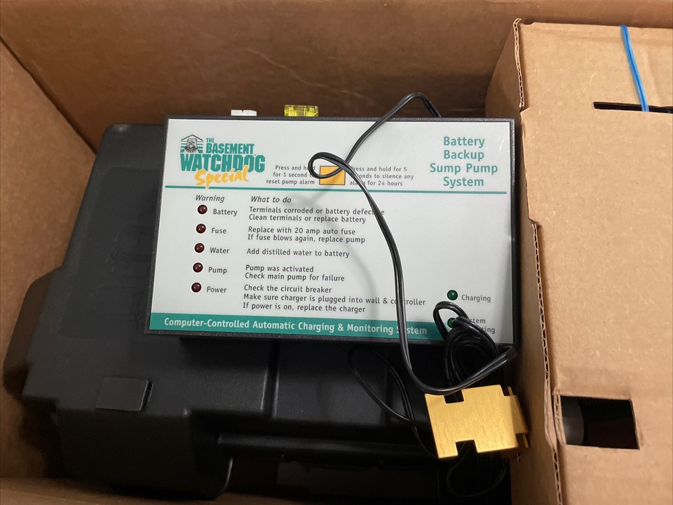 Basement Watchdog Special + Battery Backup Sump Pump System ...