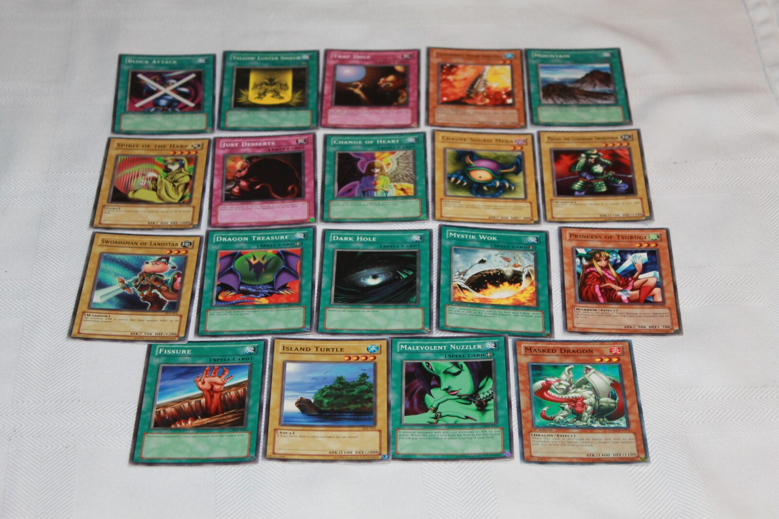 Yu-Gi-Oh! Cards Lot of 19 (Block Attack/Yellow Luster Shield) | eBay