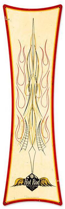 Von Hot Rod Pinstripe Race Car Metal Sign Man Cave Garage Body Shop ...