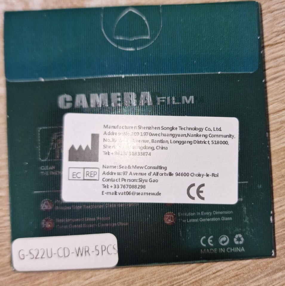 Linsen Schutz Lens Shield Camera lens protector für Galacy s22 ultra 9H ...