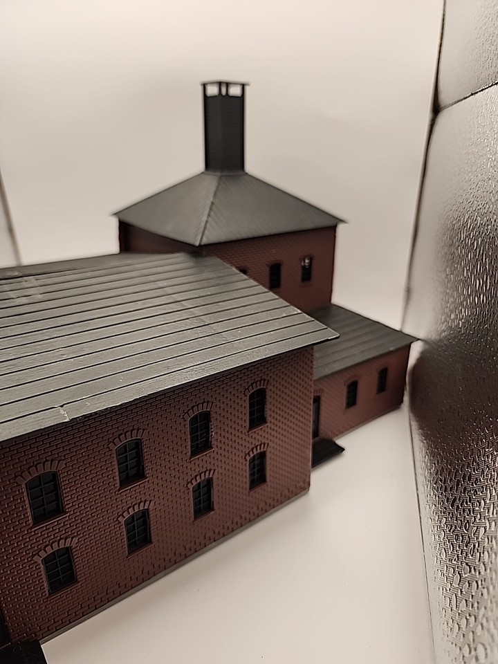 Vintage HO Scale Commercial Building Factory Warehouse Train Layout ...