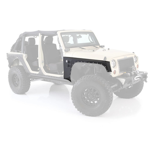 Smittybilt 76880 XRC Armor Front Fenders - Matte Black 631410090123| eBay