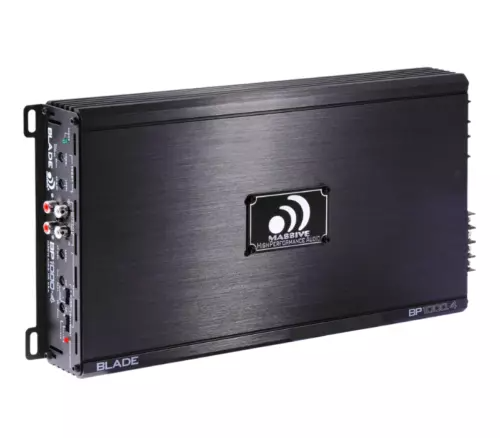 Massive Audio BP1000.4 V2 Blade BP Series 4-Channel Class AB Amp 2 Ohm ...