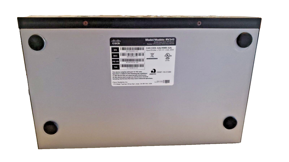 Cisco RV345 Dual WAN Gigabit | eBay