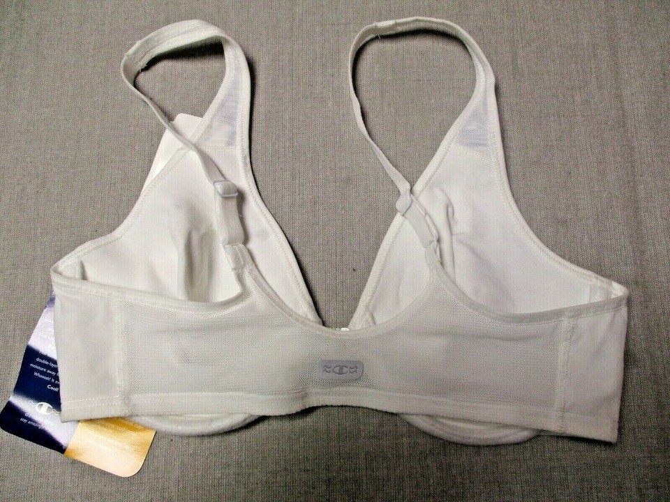 908W1 Champion 1124 Everyday Double Dry T-Back Front Closure Bra 34C ...