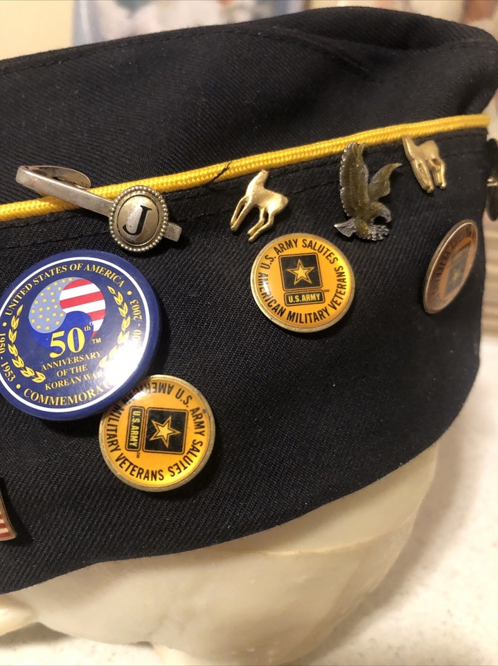 Vtg US American Legion Louisiana post 100 Veteran Hat Pins Patches 35 ...