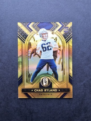 2023 Panini Gold Chad Ryland 🔥 SP Rookie Card #'d 38/99! New England ...