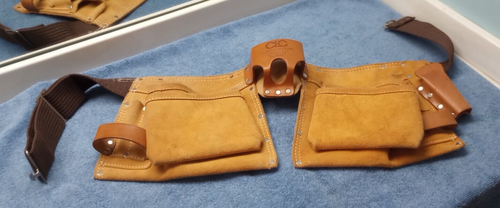 CLC Multipocket Pocket Heavy Duty Suede Leather Tool Belt Web Belt ...