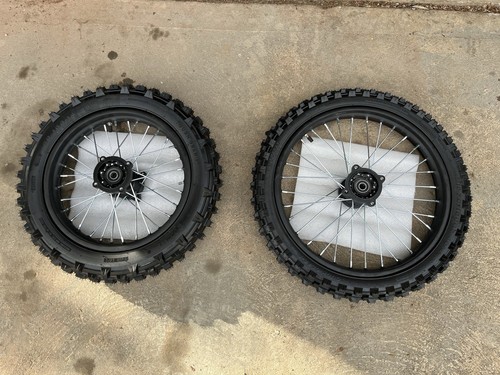 15mm Front 90/100-14 Rear 70/100-17 Tire Rim Wheel Pit Bike RFZ 125cc ...