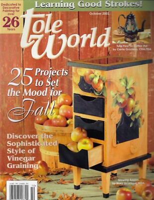 TOLE WORLD - DECORATIVE ART - OCTOBER 2003 | eBay