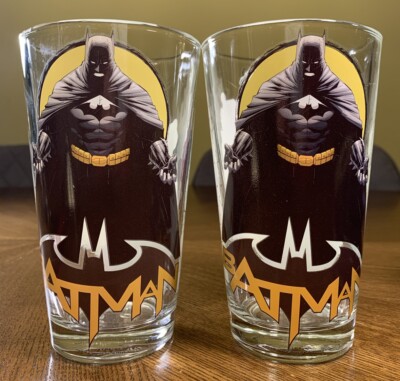 Two 2015 Batman / Joker Pint Glasses | eBay